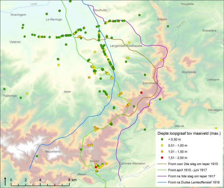Loopgraven uit de Eerste Wereldoorlog – Archeologie van moderne conflicten