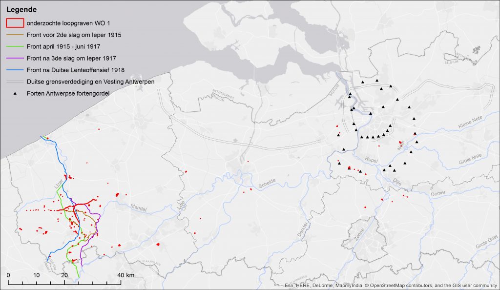 Loopgraven uit de Eerste Wereldoorlog – Archeologie van moderne conflicten